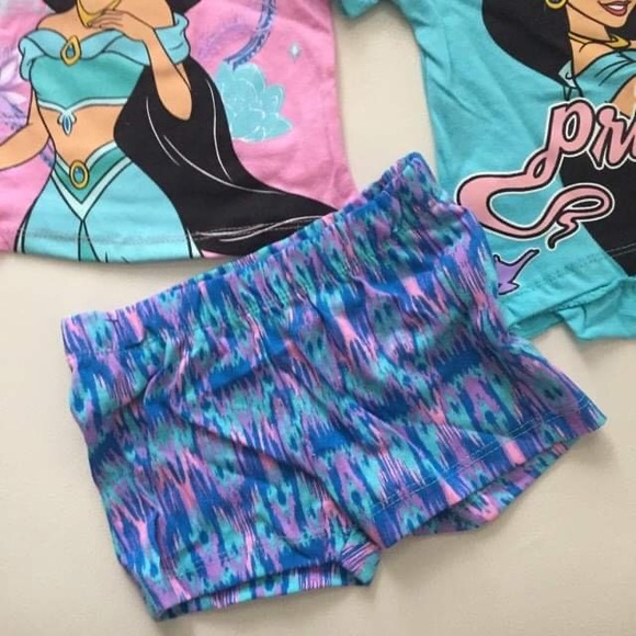 Disney | Matching Sets | Disney Princess Jasmine Cute Girl Shorts Set ...
